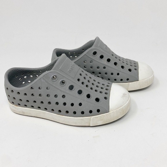 Native | Shoes | Native Kids Toddler Jefferson Slip On Shoes Gray Sz C ...